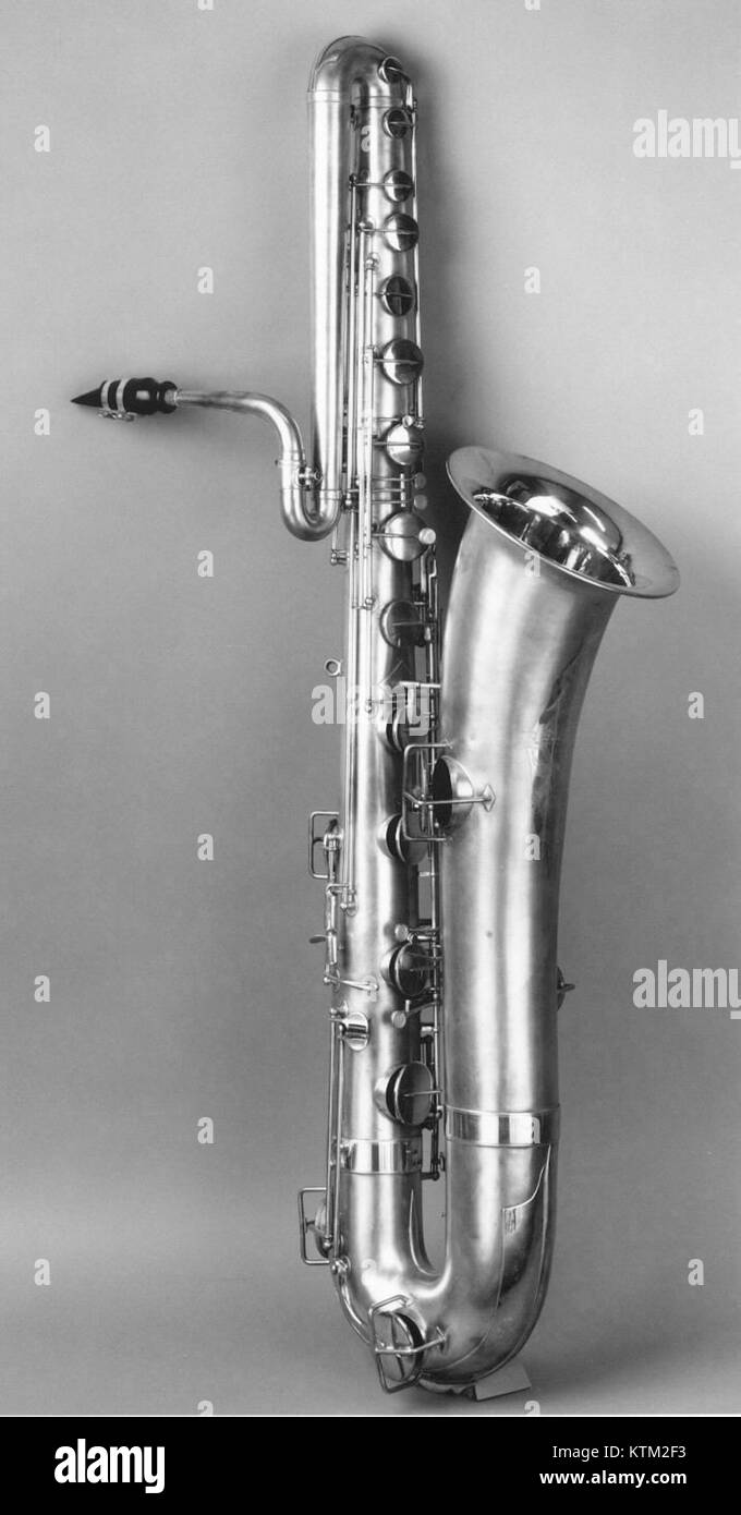 The Bass Saxophone in B-flat, housed in the MET collection, is a rare ...
