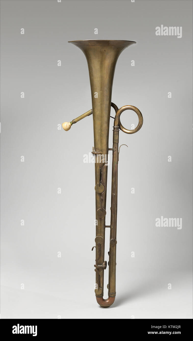 The Bass Ophicleide in C, housed at the Metropolitan Museum of Art, is ...
