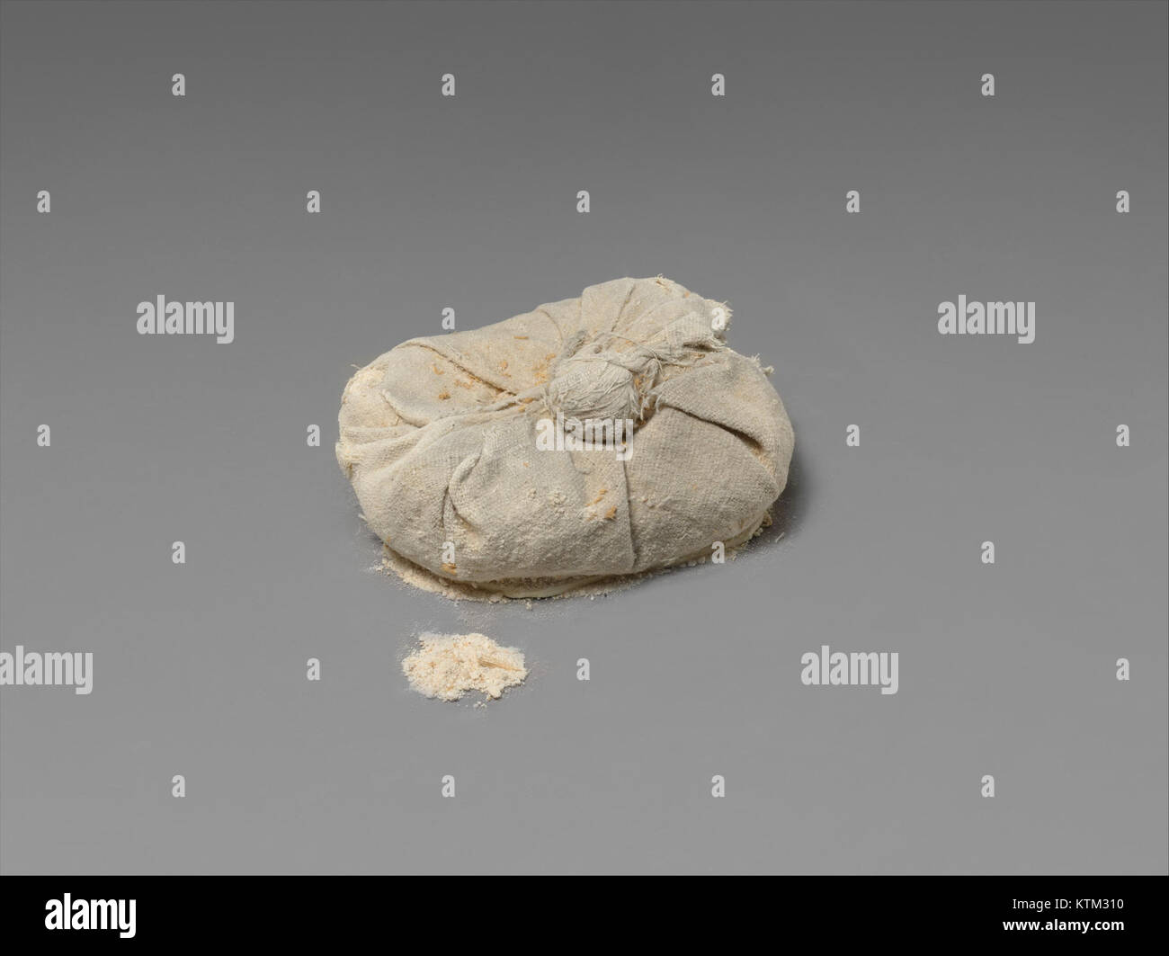 A bag of natron, discovered in the embalming cache of Tutankhamun, was ...