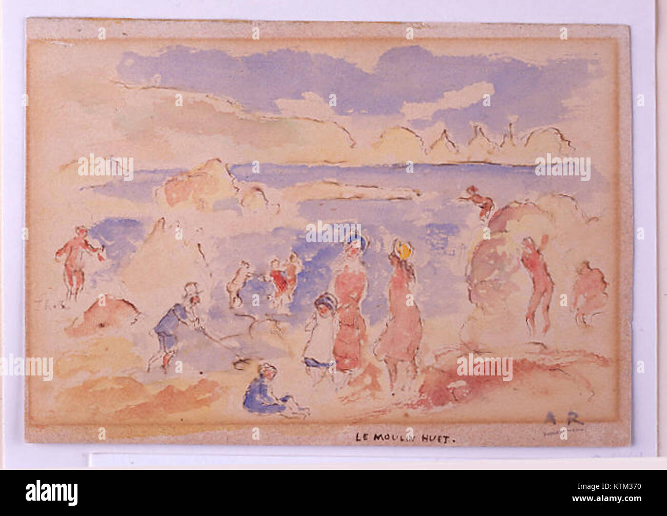 Beach scene 1970s hi-res stock photography and images - Alamy