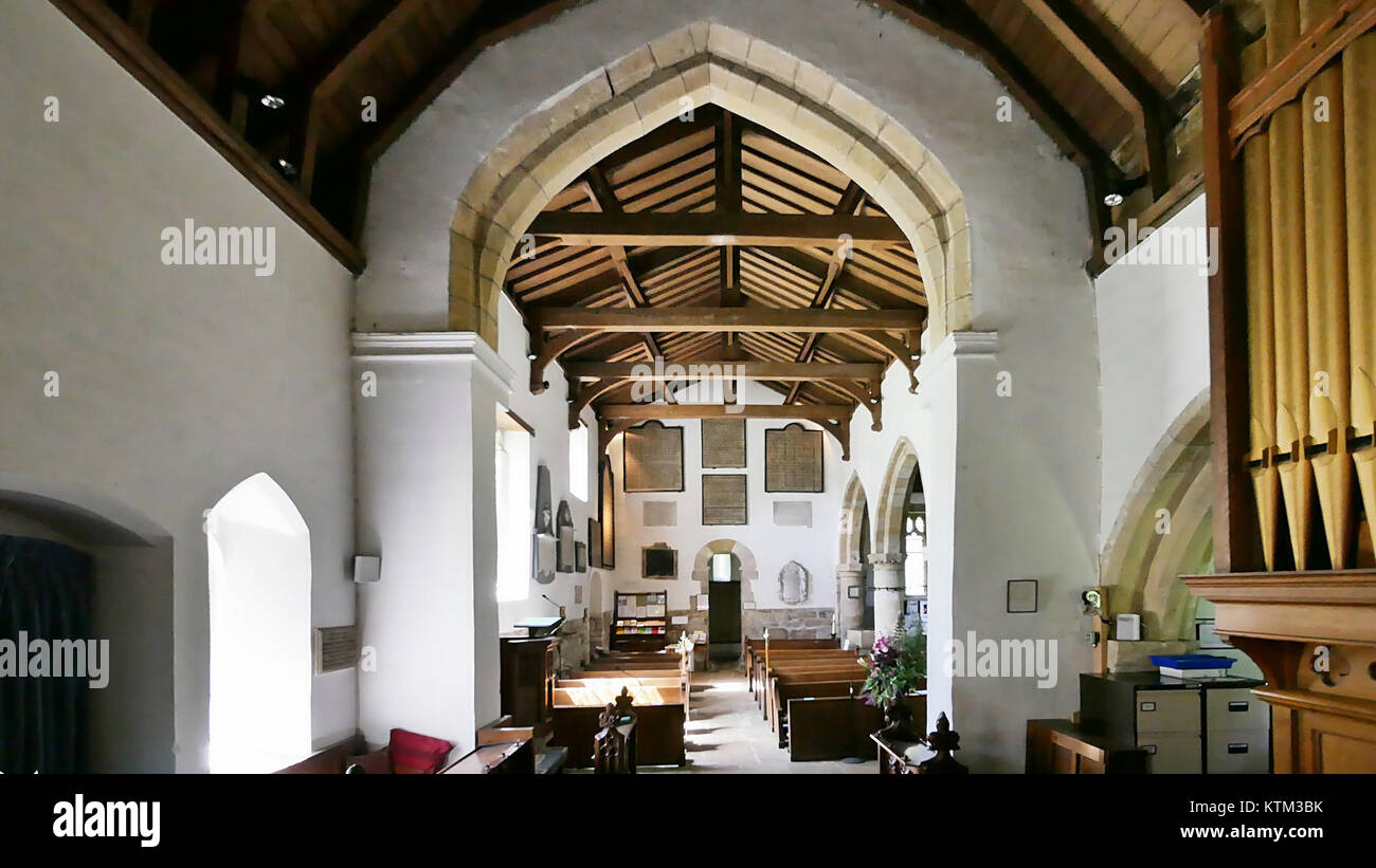 St. Gregory's Minster, a historic church located in Kirkdale, England ...