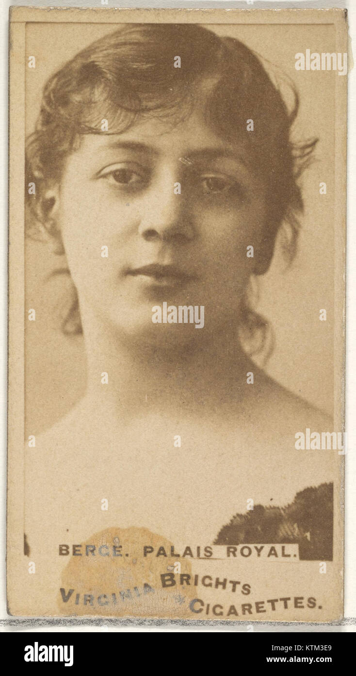 This collectible card from the 'Actors and Actresses' series (N45, Type ...