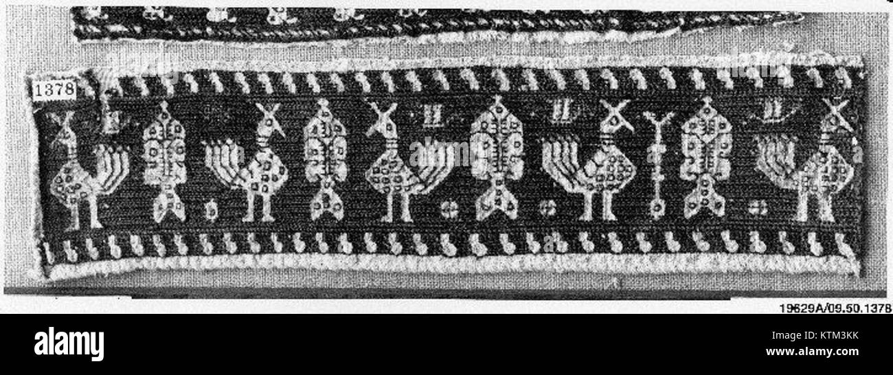 A historical band artifact, likely part of the Metropolitan Museum of ...