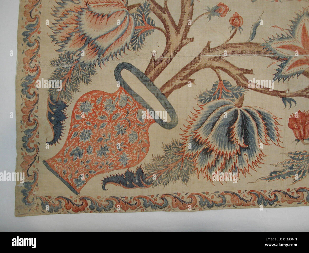 This bed cover, known as a Palampore, is a piece of textile art that ...