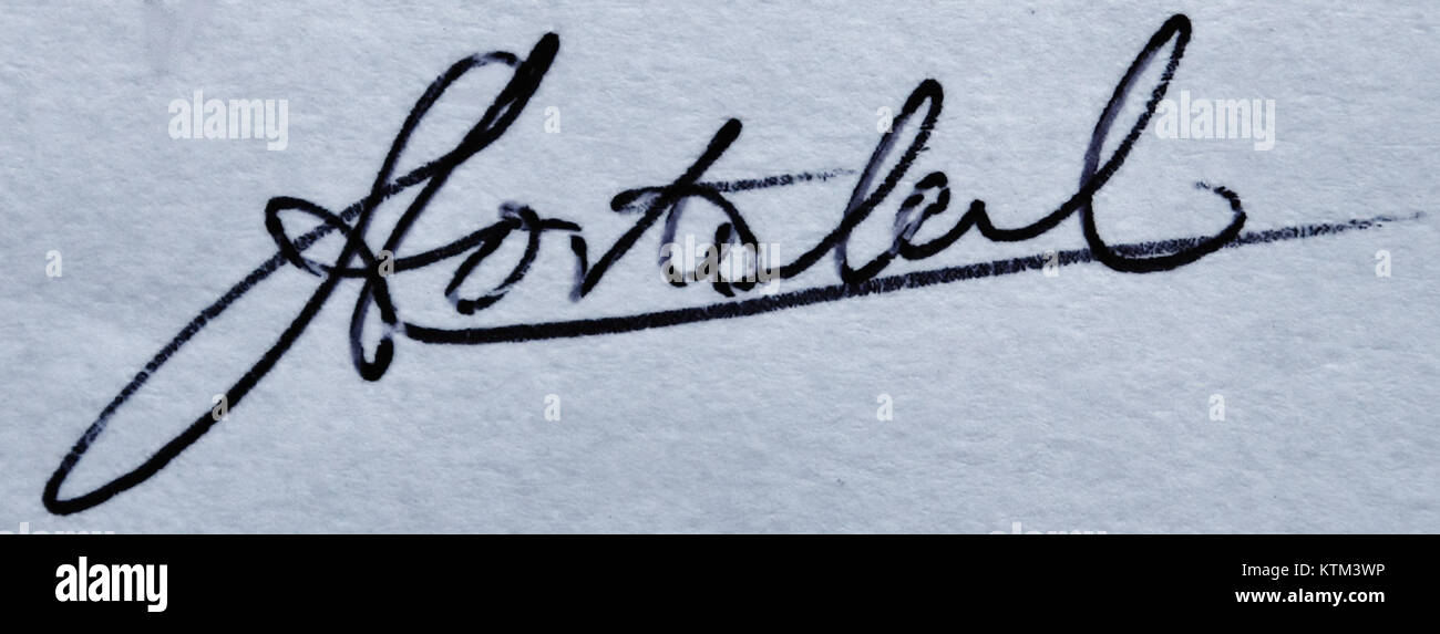 Firma Luis Alberto Costales Stock Photo - Alamy