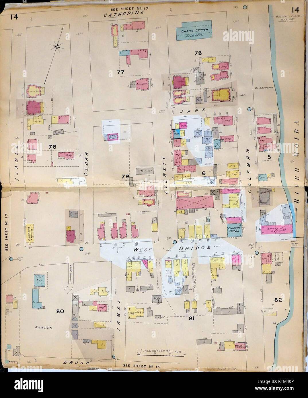 The Belleville fire insurance map from 1888-1900 offers a historical ...