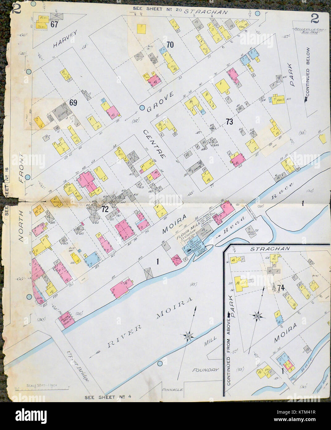 The Belleville Fire Insurance Map from 1904-1908 provides detailed ...