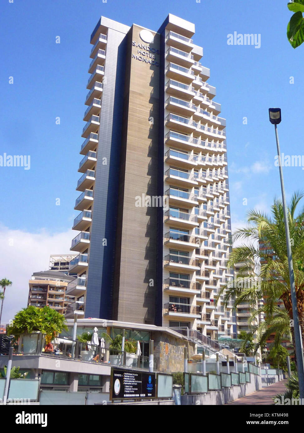 The Sandos Monaco Beach Hotel & Spa in Benidorm, Spain, is a luxurious ...