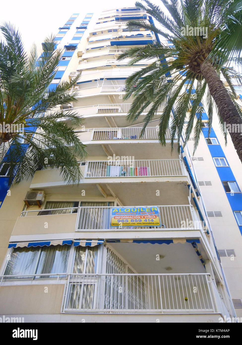 The Torre Yago is a prominent building in Benidorm, Spain, known for ...