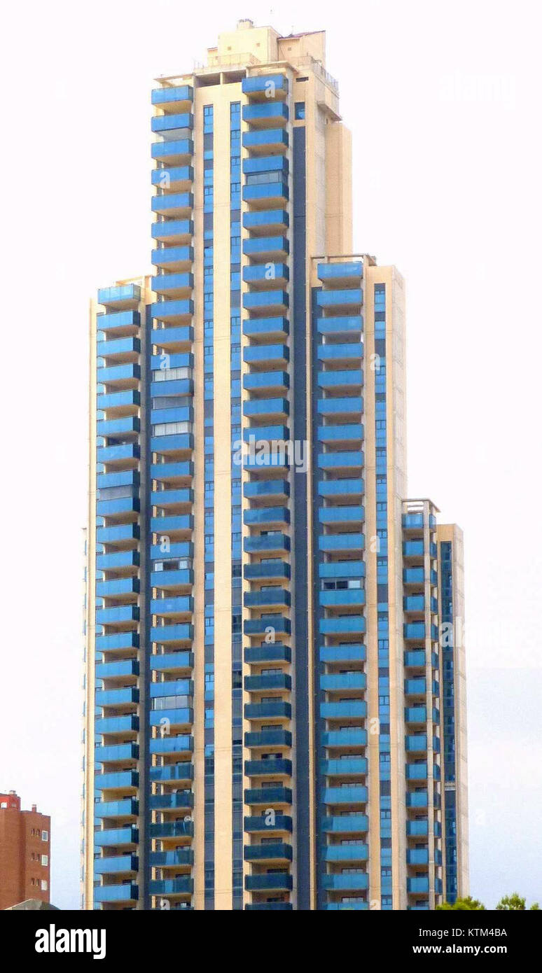 The Kronos Building in Benidorm, Spain, is a modern architectural ...