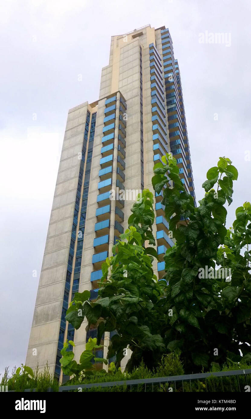 Benidorm's Edificio Kronos is a modern architectural building known for its distinctive design ...