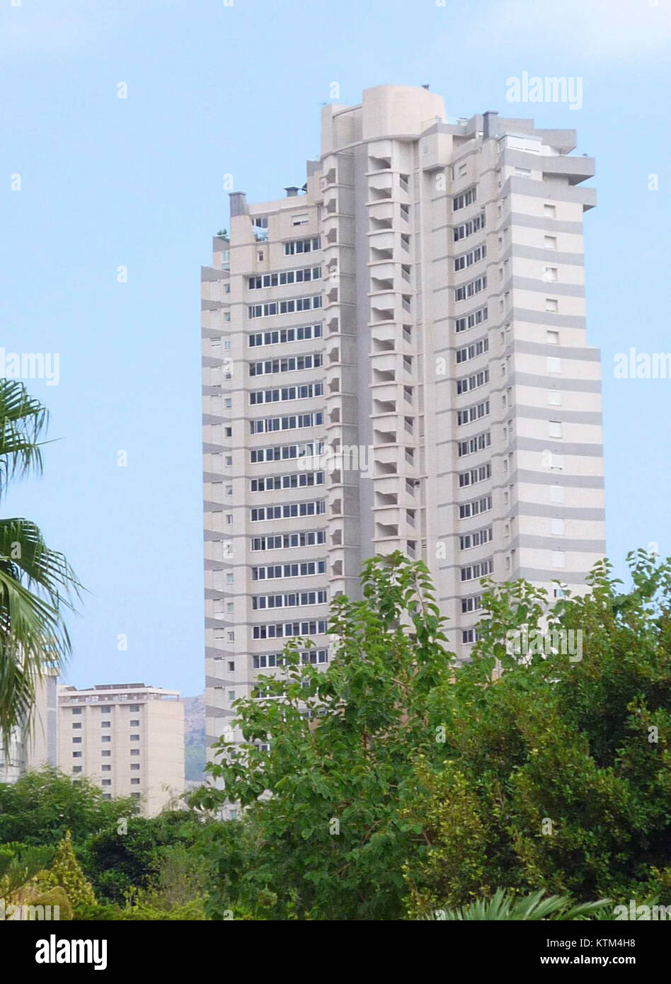 The Edificio Neptuno is a modern building in Benidorm, Spain, known for its architectural design ...
