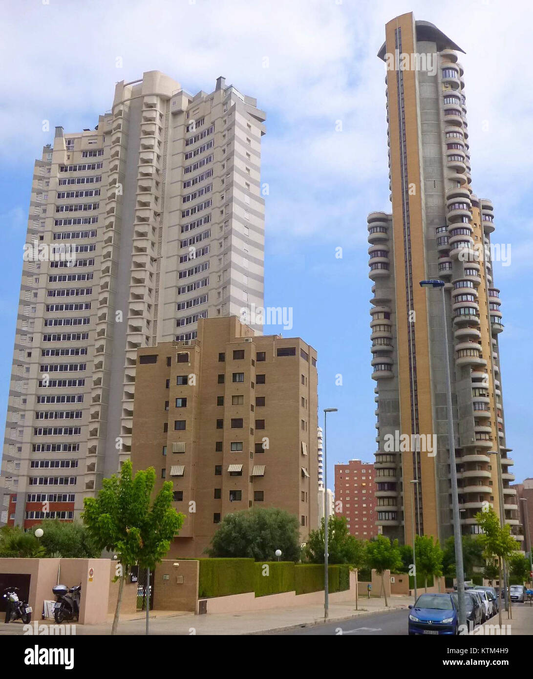 Benidorm, Spain, is known for its iconic skyscrapers, including the ...
