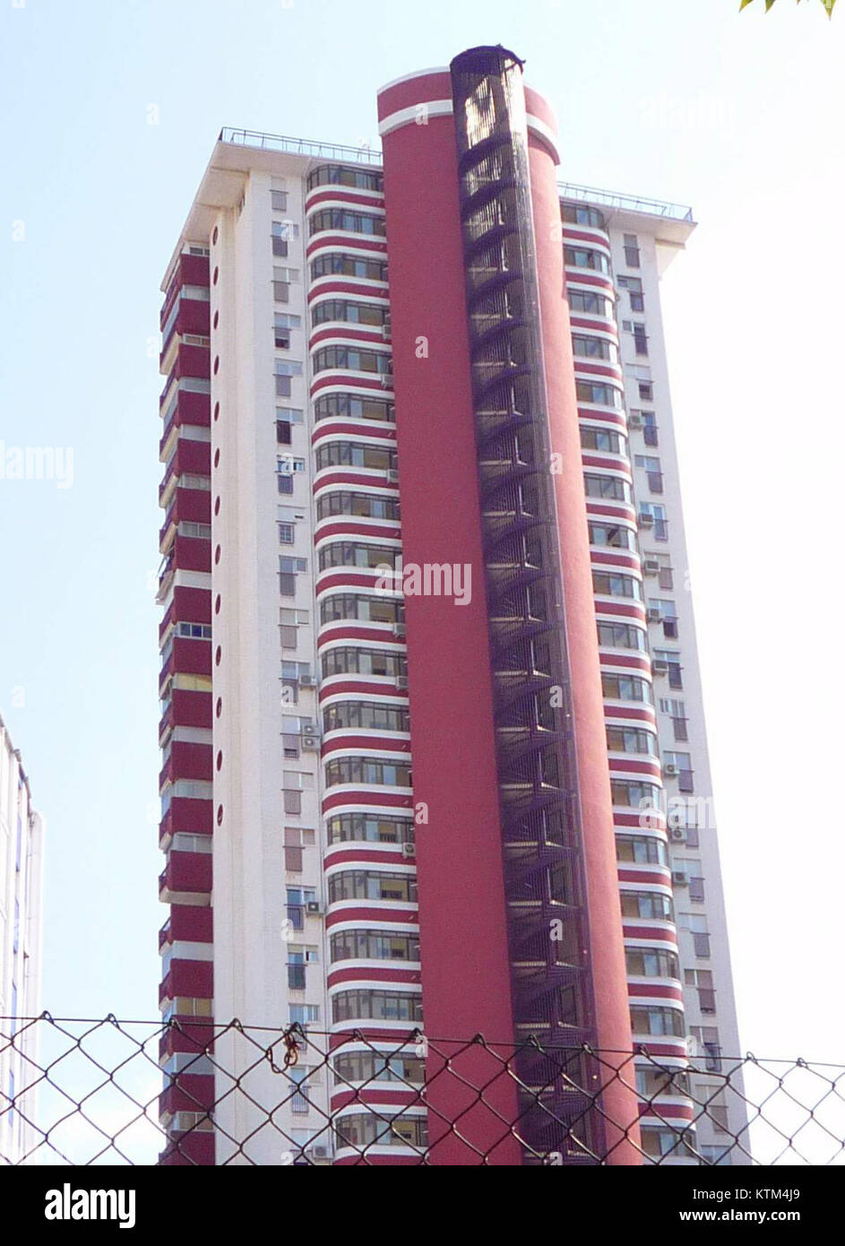 Edificio Las Damas 66 is a building in Benidorm, Spain, known for its ...