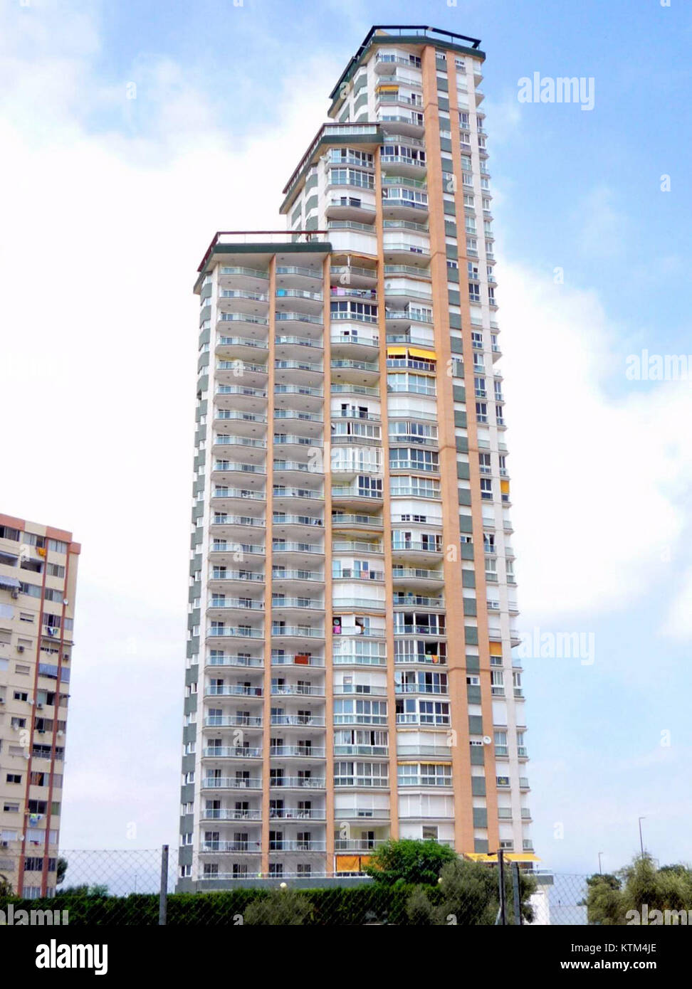 Edificio Playazul in Benidorm, Spain, is a prominent residential ...