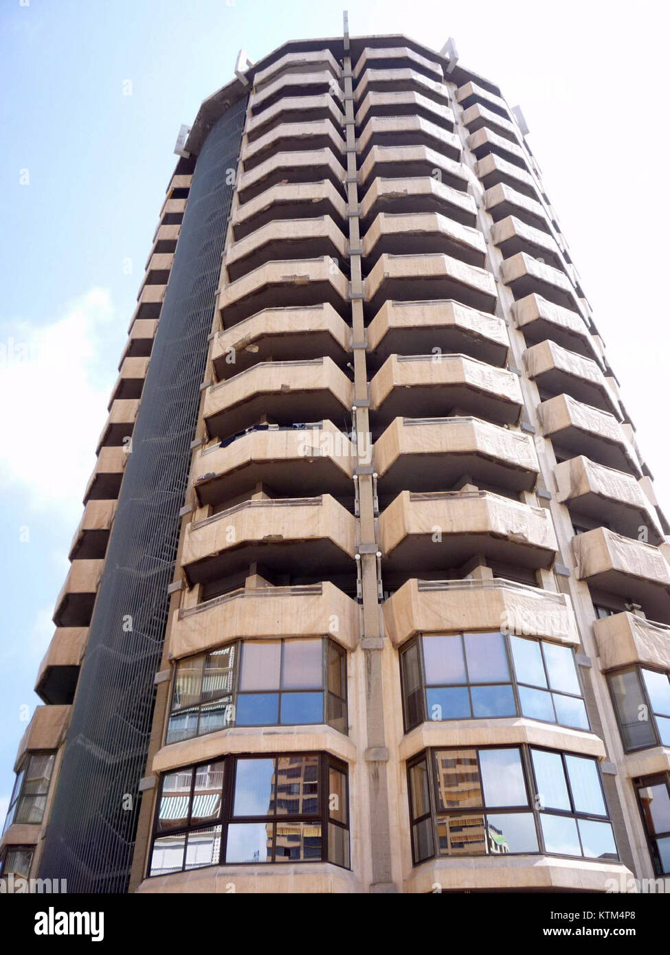 The San Jaime Building in Benidorm is an iconic structure known for its ...