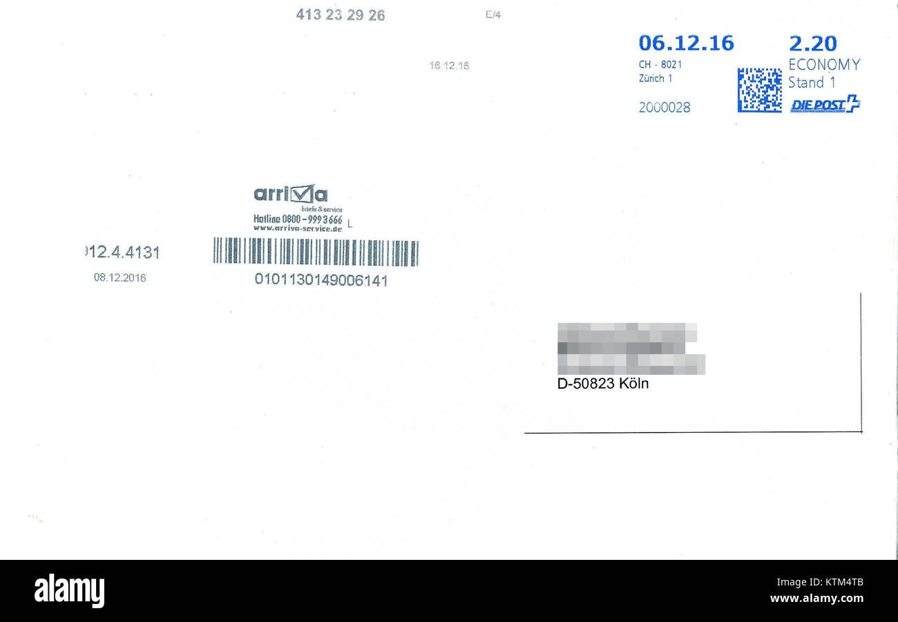 Swiss mail Cut Out Stock Images & Pictures - Alamy