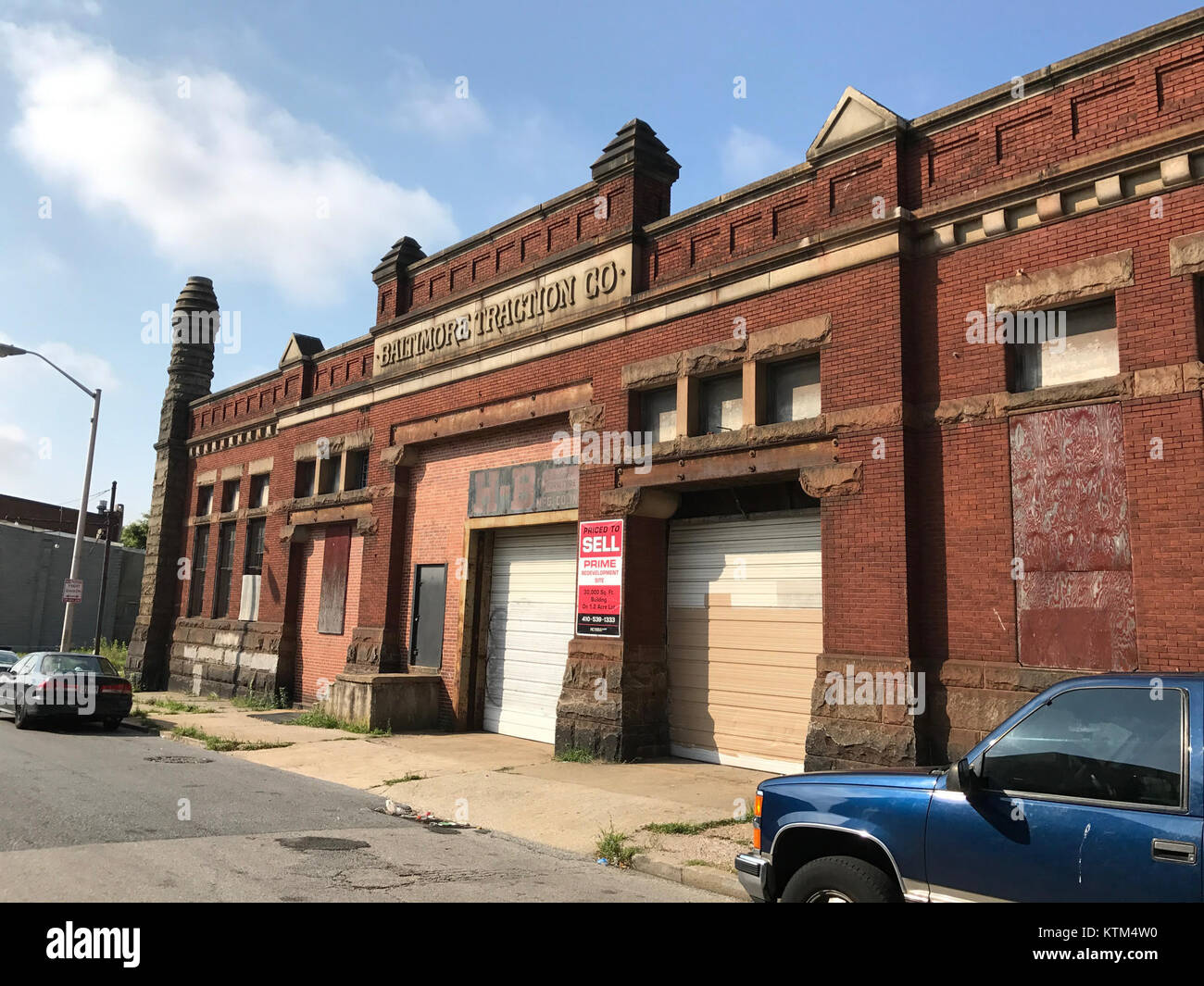The Baltimore Traction Company Druid Hill Powerhouse, constructed in ...