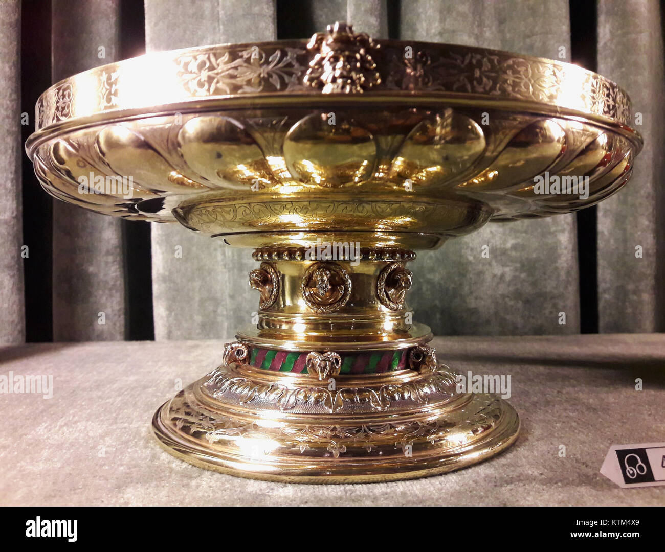 This artwork features a tray by Baier, depicting the biblical scene of ...