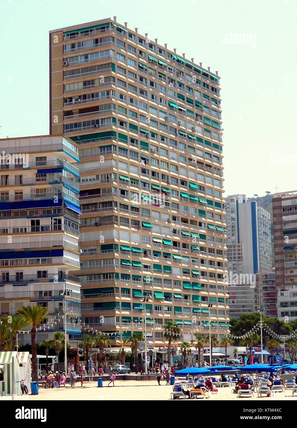 The Torre Principado in Benidorm, Spain, is a modern residential tower ...