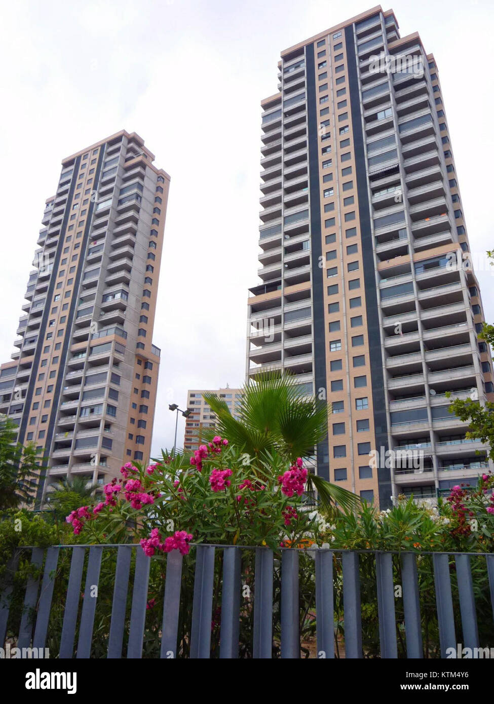 Benidorm Torres D'Oboe 1 Stock Photo - Alamy