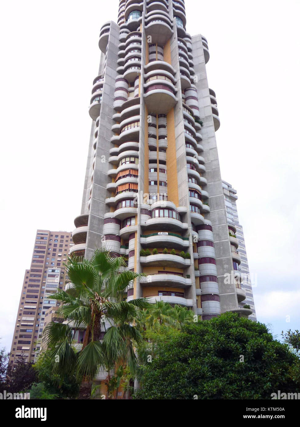 The Edificio Neguri Gane is a modern architectural landmark in Benidorm ...