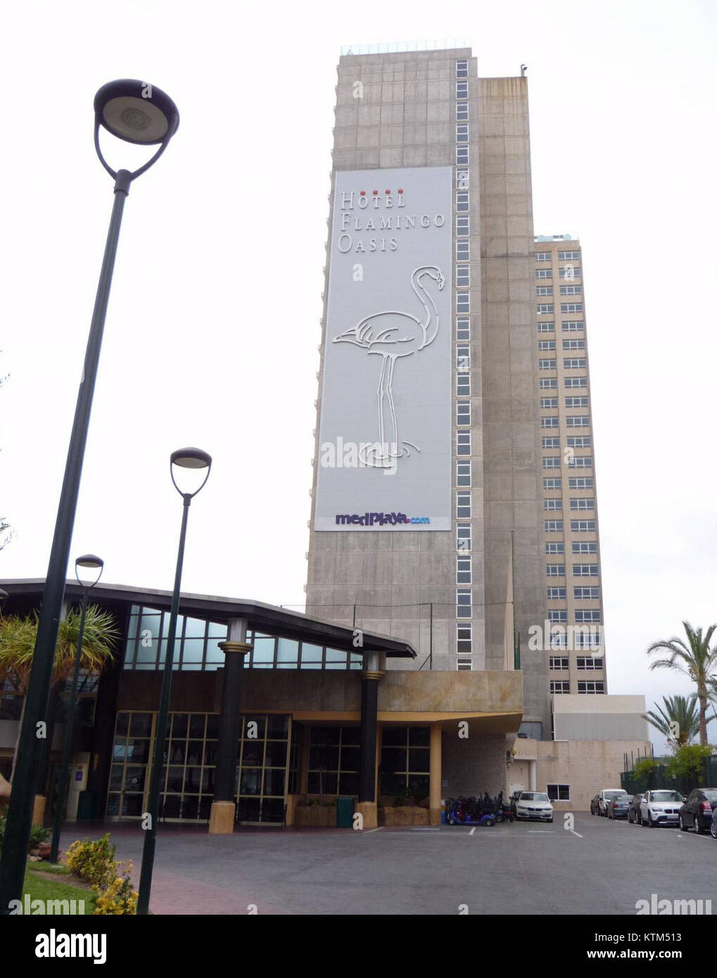 Benidorm Hotel Flamingo Oasis 3 Stock Photo - Alamy