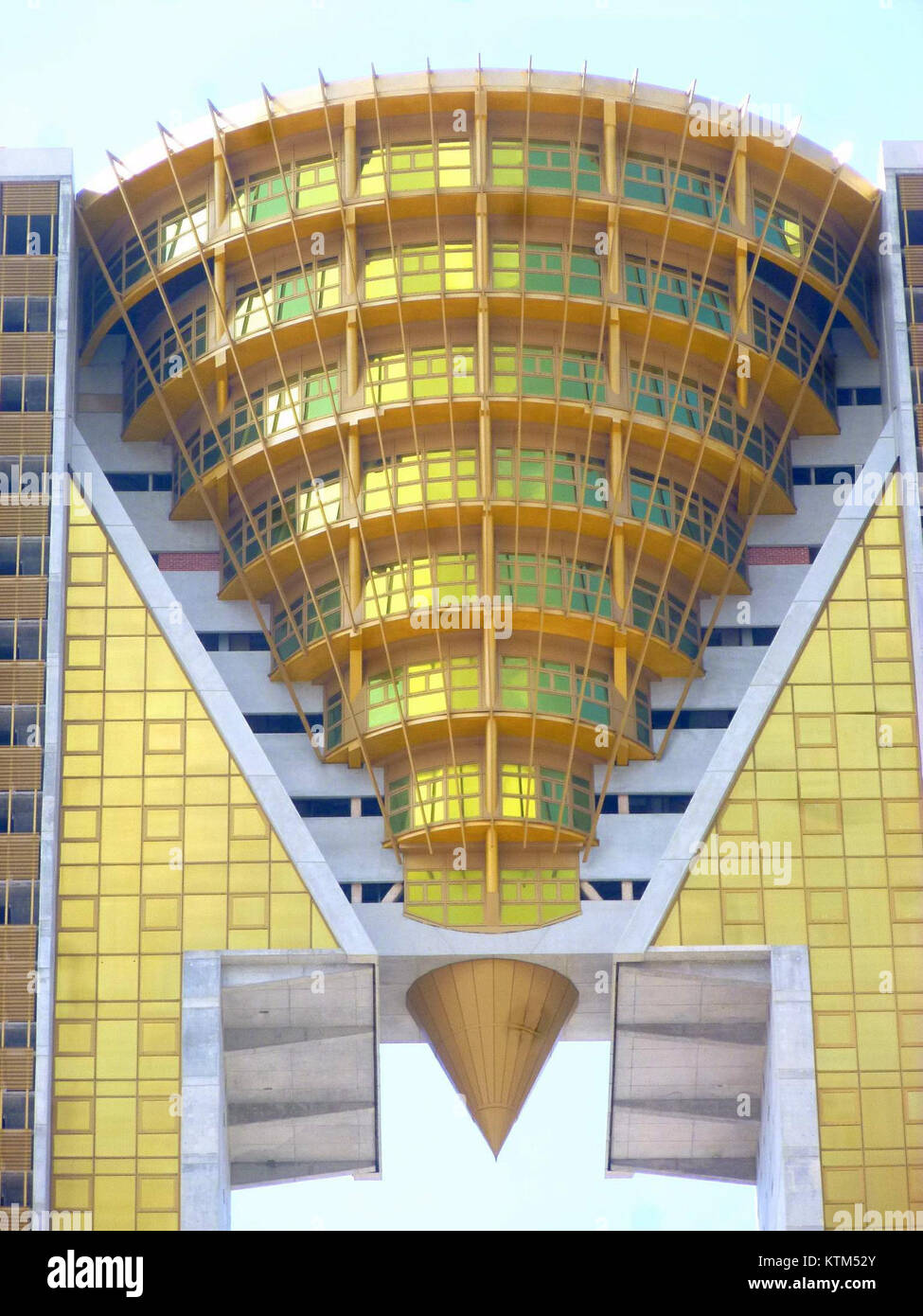 The Intempo building in Benidorm, Spain, is a striking skyscraper and ...