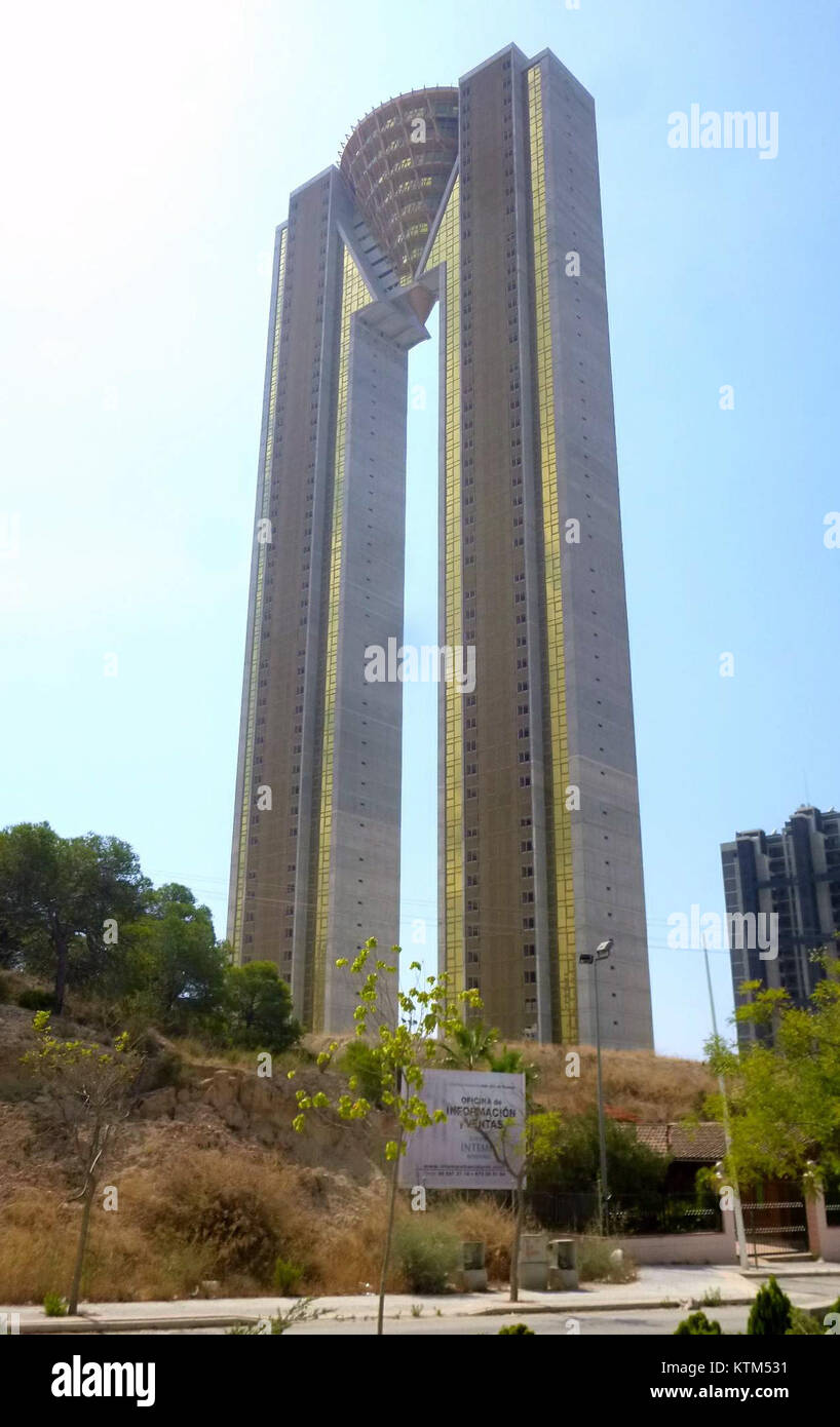 The Intempo building in Benidorm, Spain, is a high-rise residential ...