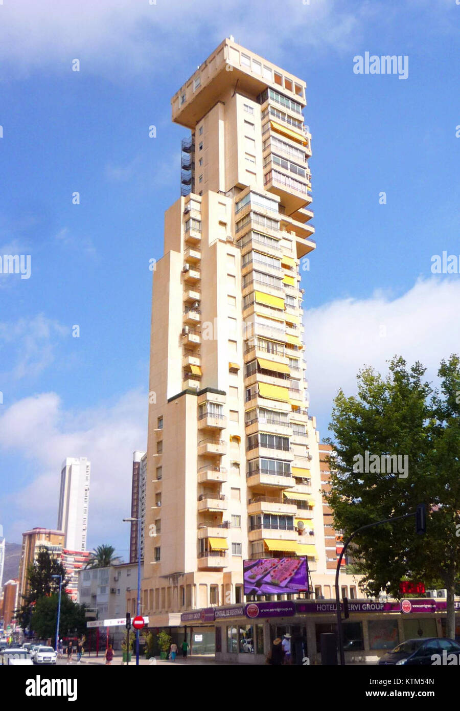 The Torre de Benidorm is a prominent skyscraper in Benidorm, Spain. It ...