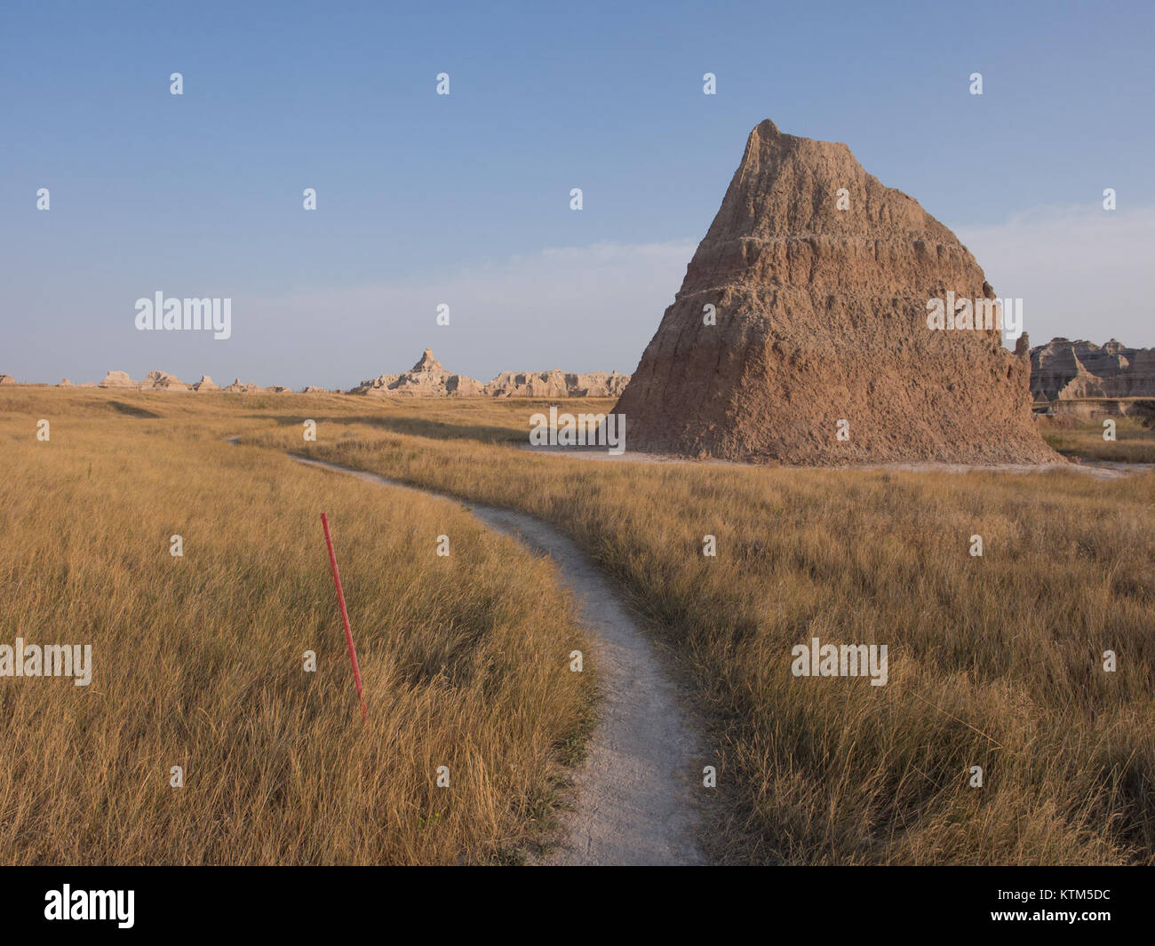 Badlands National Park Castle Trail Stock Photo - Alamy
