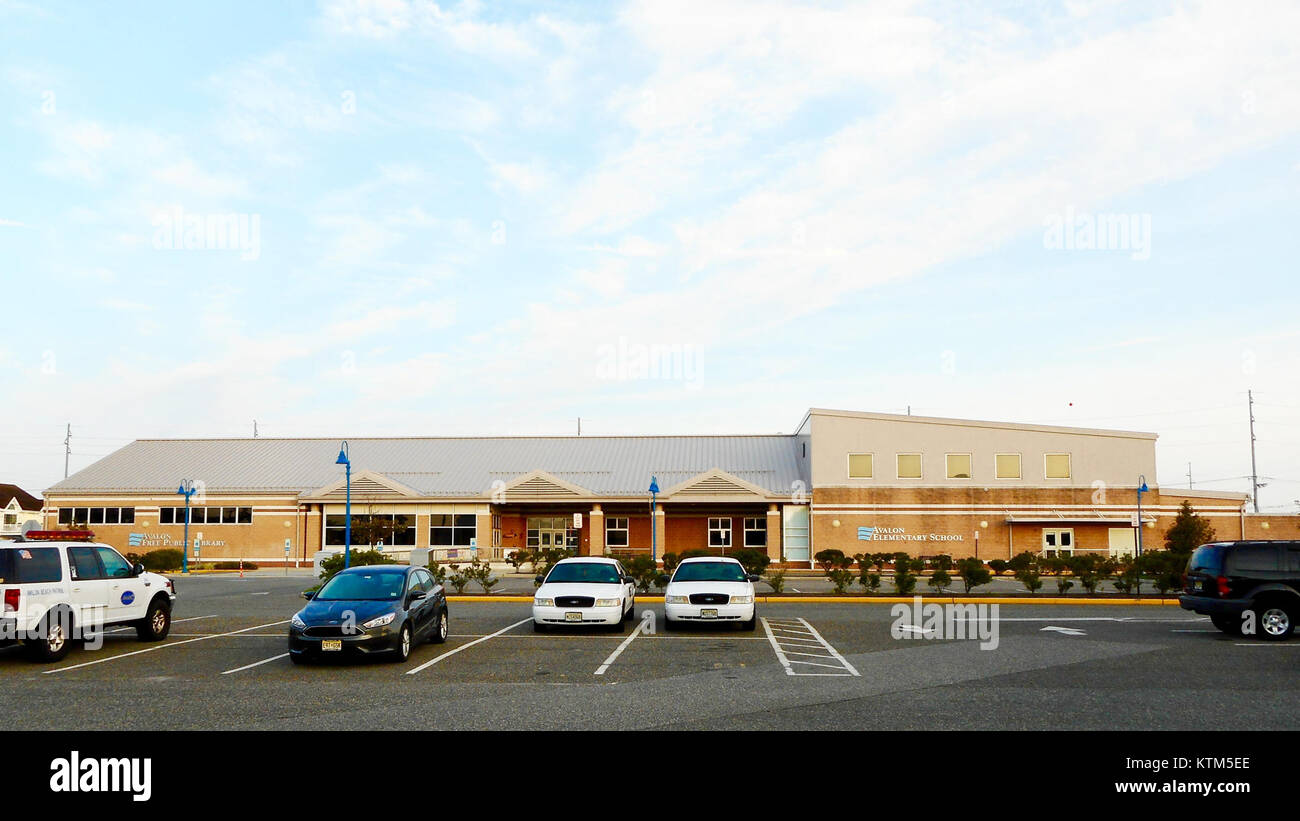 Avalon Free Public Library and Elementary School is a community hub ...