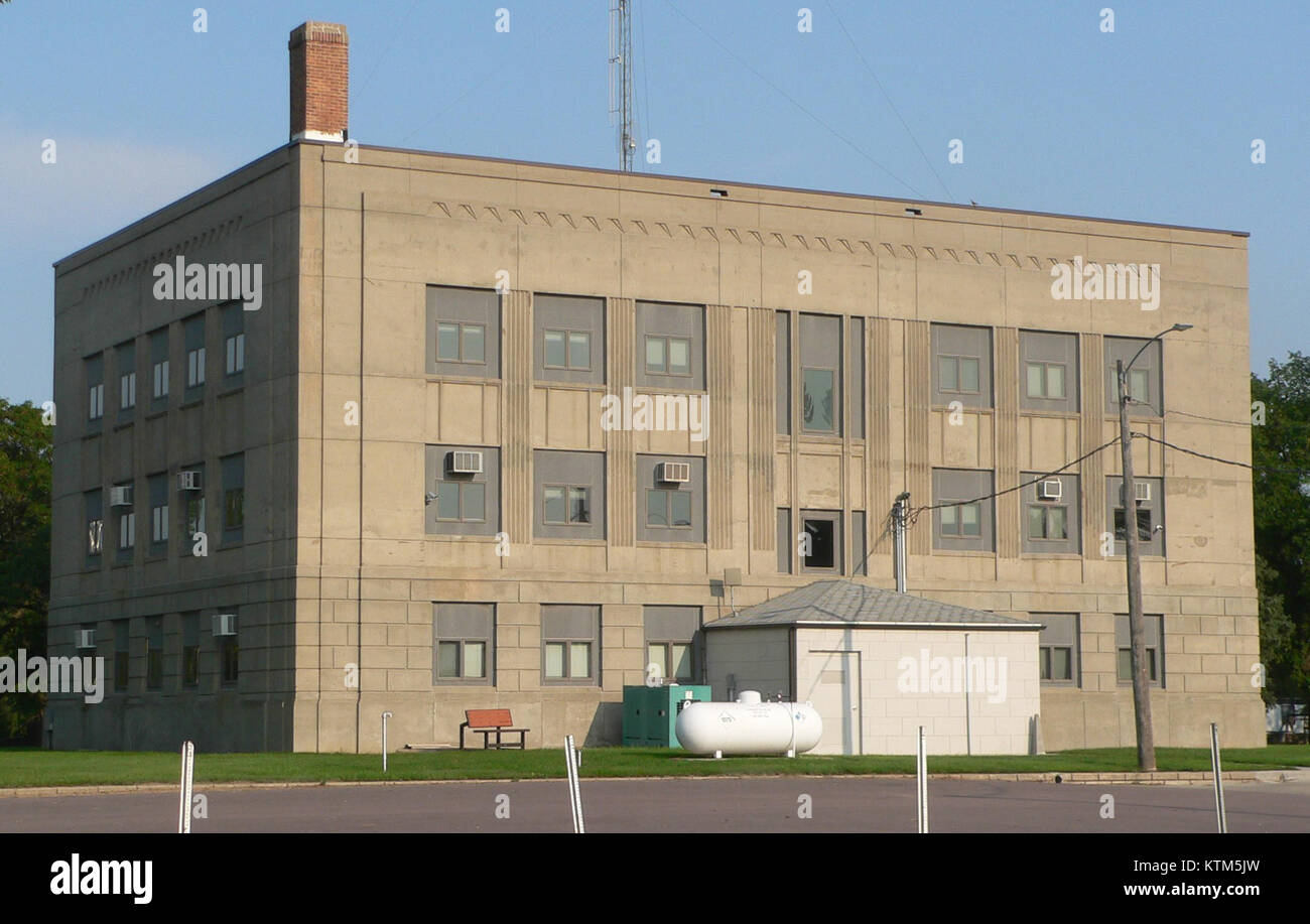 This photograph shows the courthouse of Aurora County, South Dakota ...