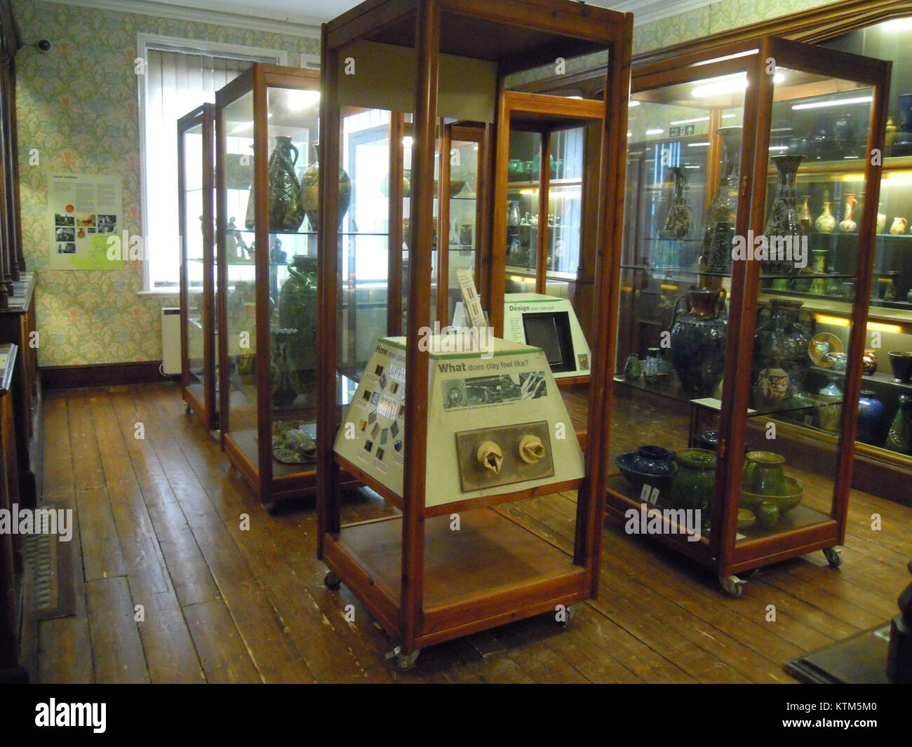 The Barnstaple Museum features a ceramic display showcasing local ...