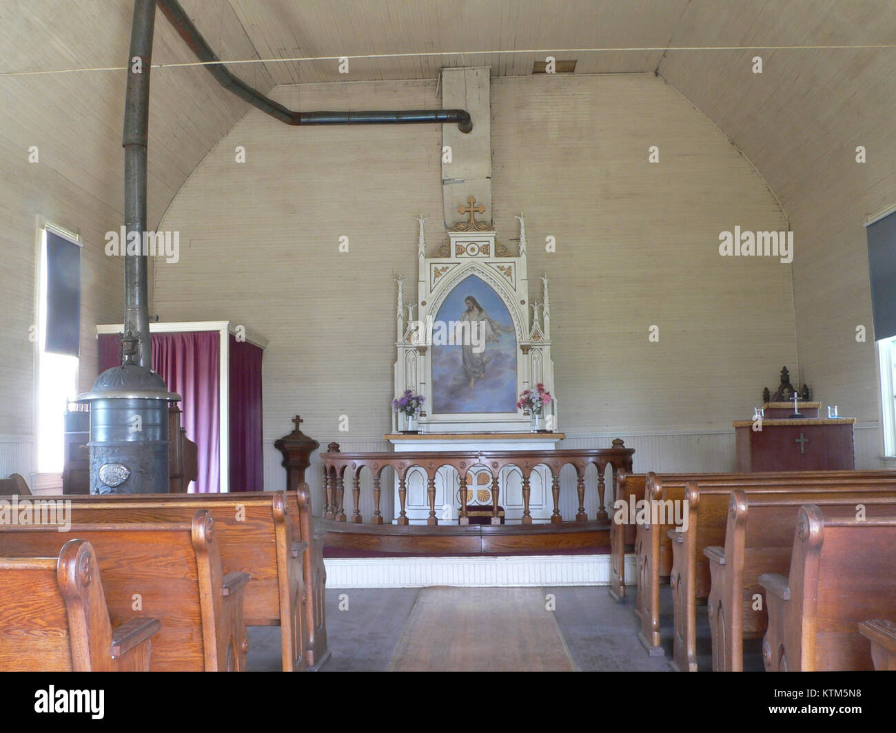Lutheran church interior hi-res stock photography and images - Alamy