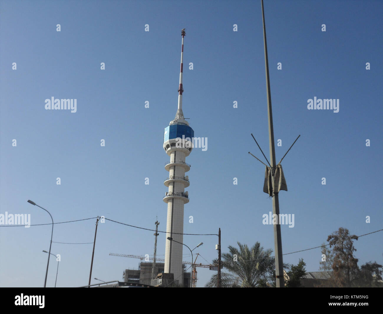Baghdad Tower is a landmark structure in Iraq, known for its ...