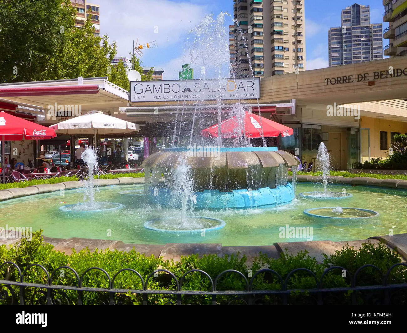 Benidorm, located in Spain, is known for its Mediterranean coastline ...