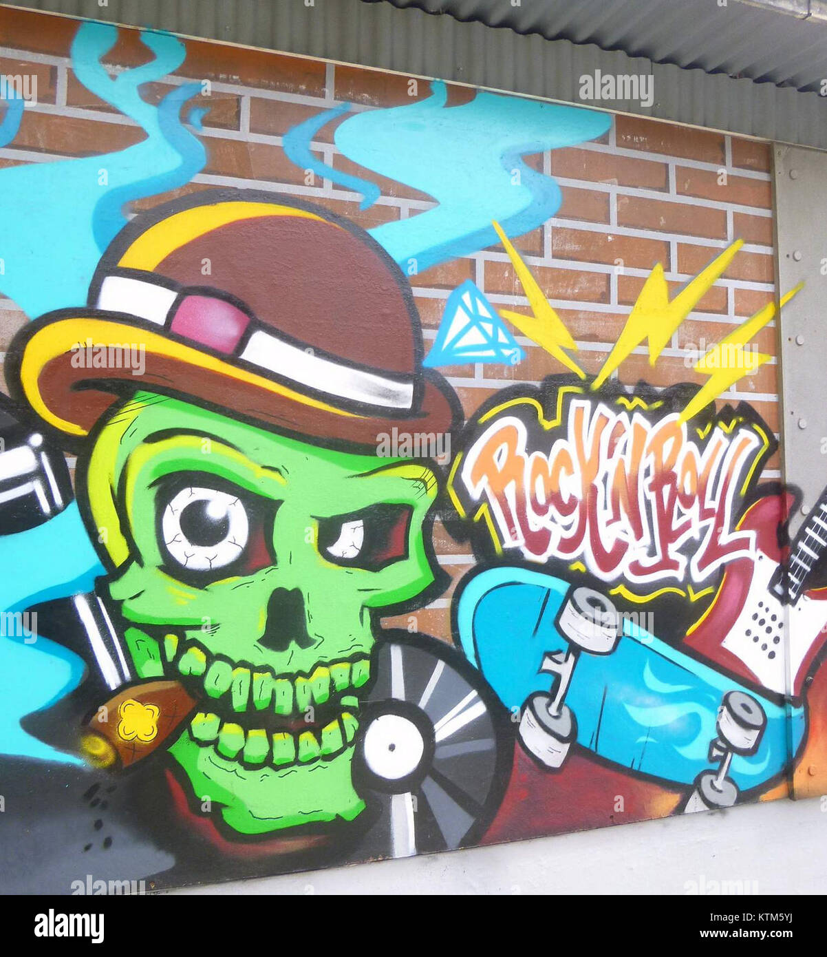 Graffiti in Benidorm, Spain, captures the vibrant urban art scene in ...