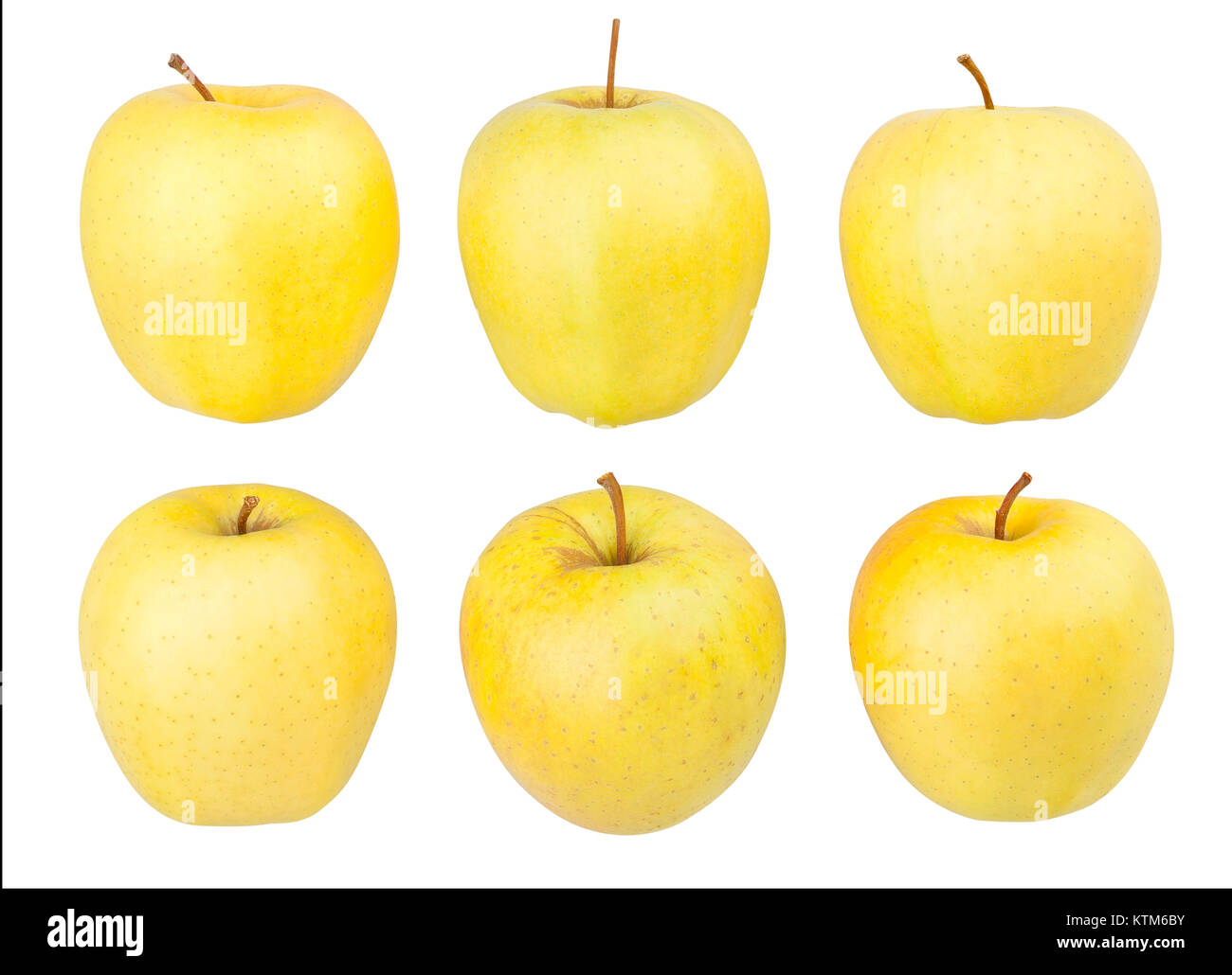 yellow apples path isolated Stock Photo - Alamy