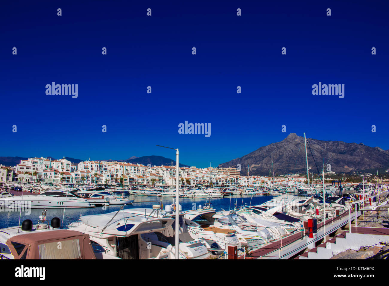 Port. Port of Puerto Banus, Marbella, Costa del Sol, Andalusia, Spain ...