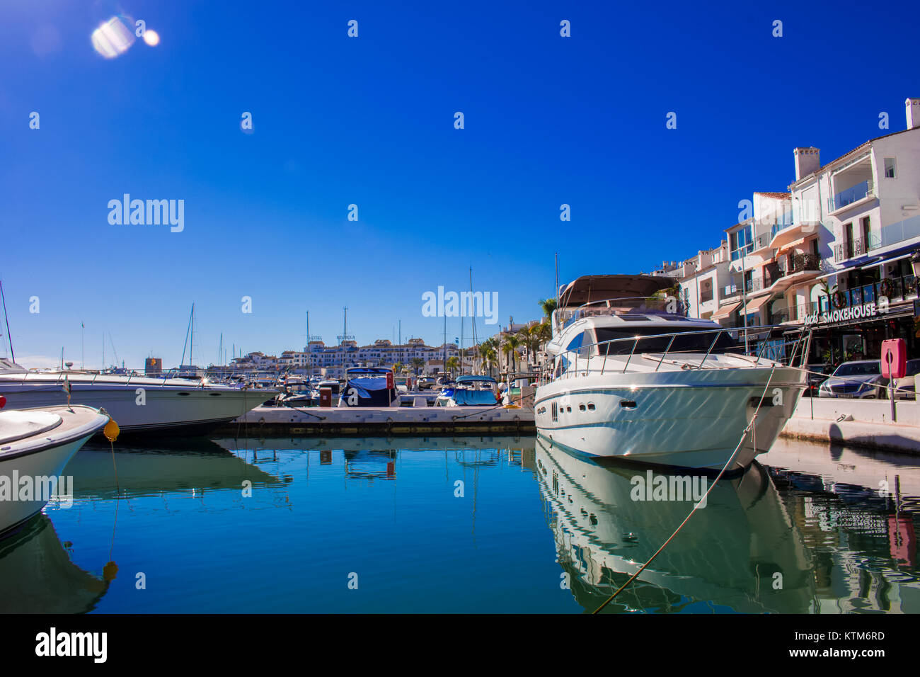 Port. Port of Puerto Banus, Marbella, Costa del Sol, Andalusia, Spain ...