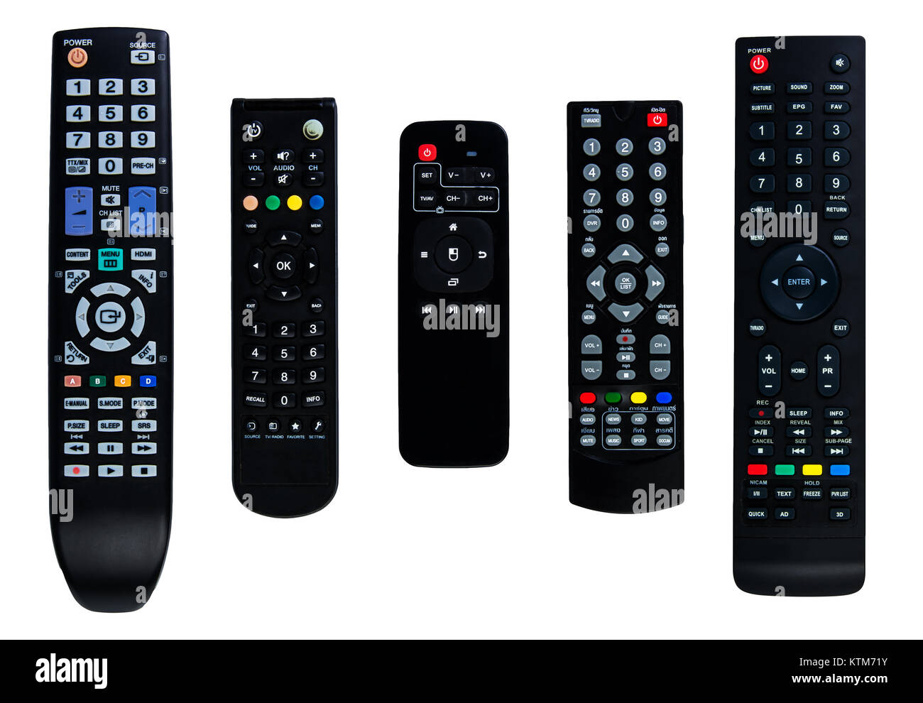 remote on white background Stock Photo - Alamy