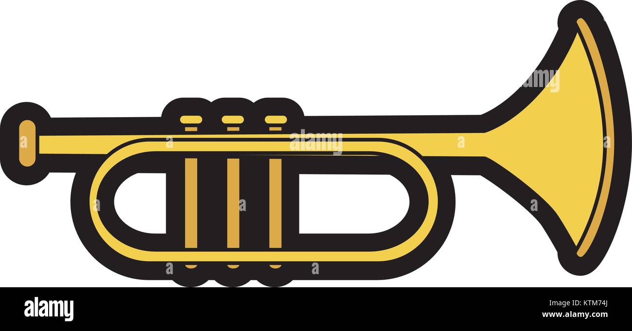Isolated trumpet design Stock Vector Image & Art - Alamy