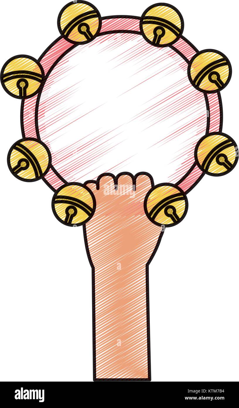 Isolated tambourine design Stock Vector Image & Art - Alamy