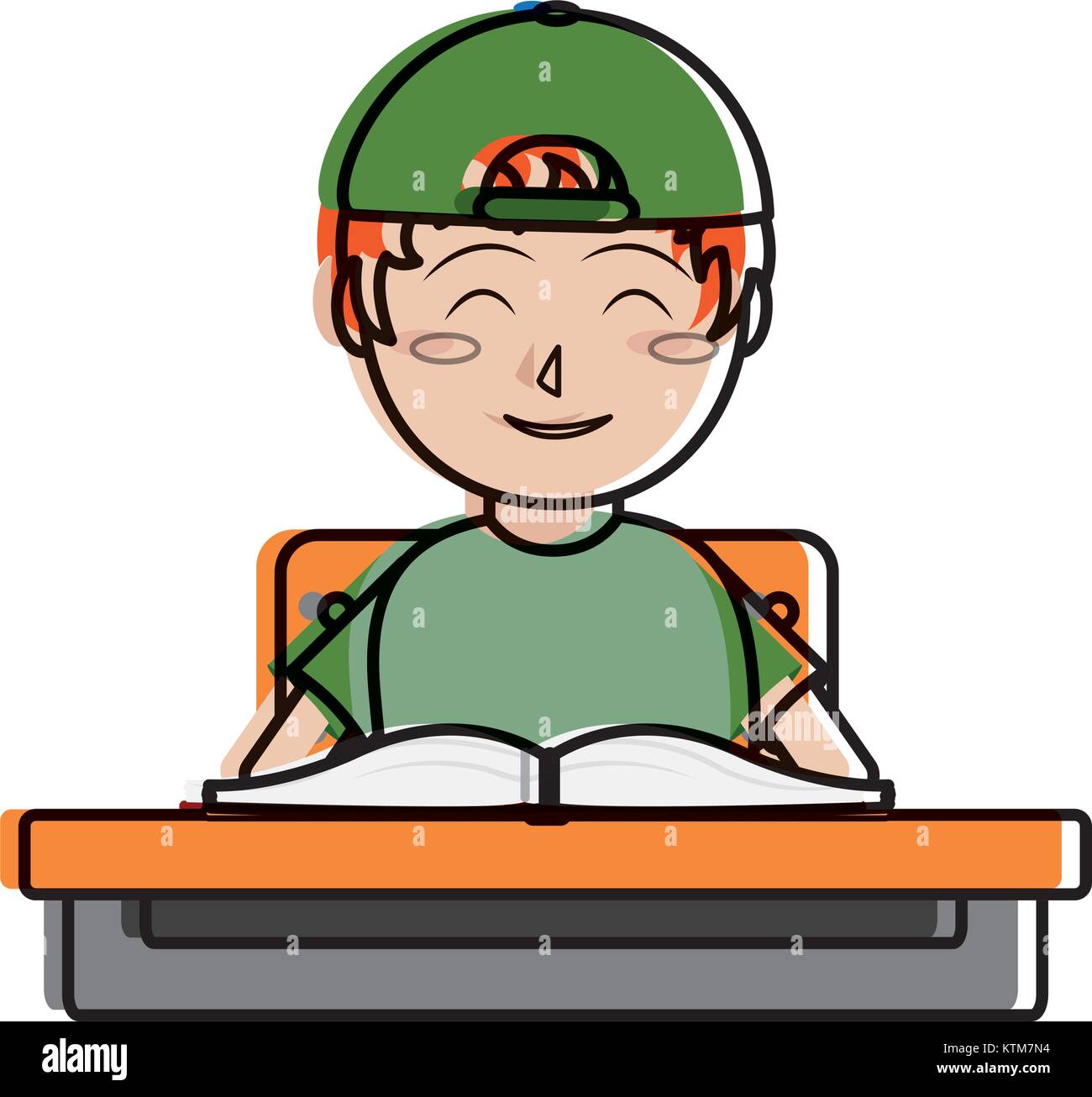 Boy and book design Stock Vector Image & Art - Alamy