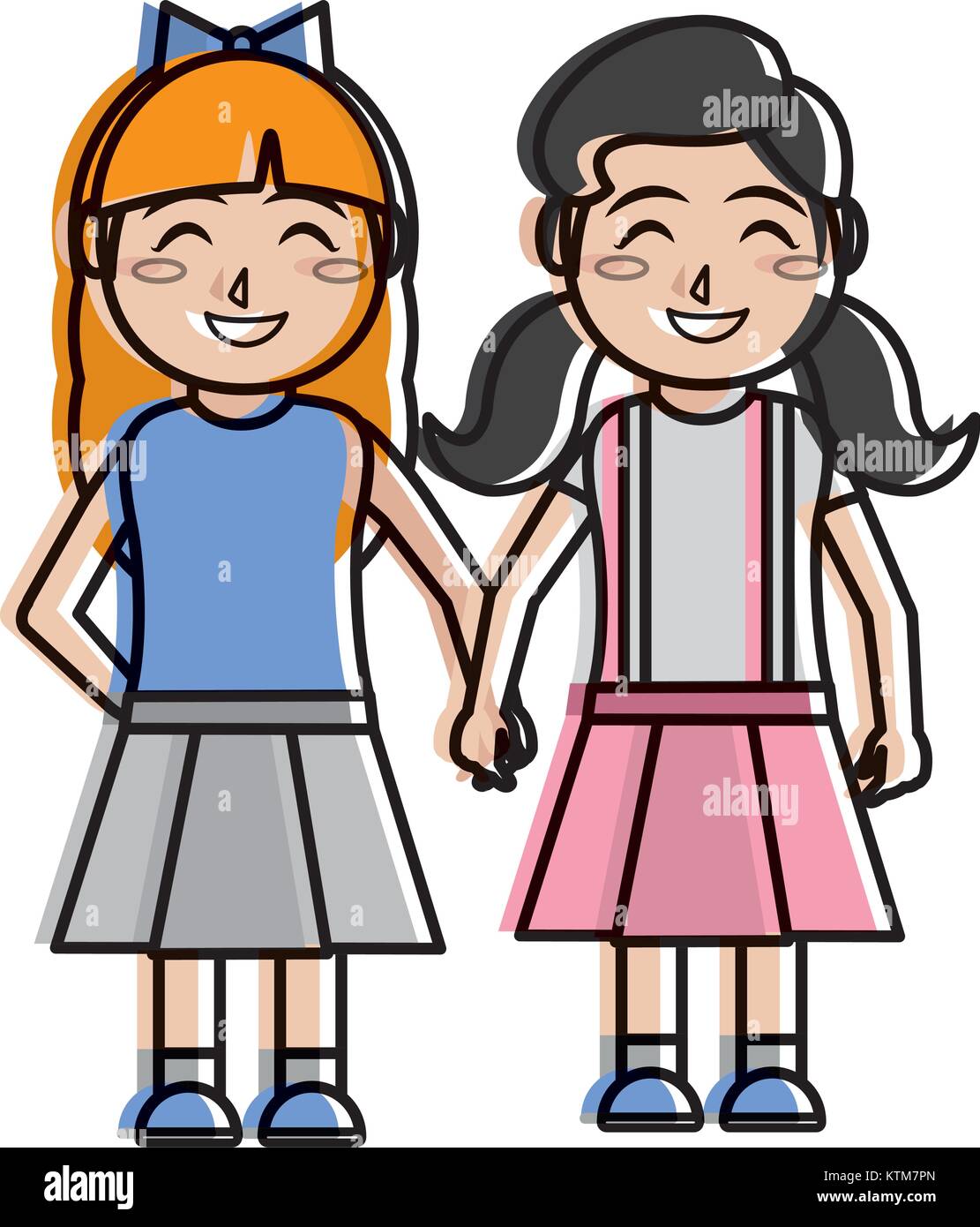 Girls cartoons design Stock Vector Image & Art - Alamy