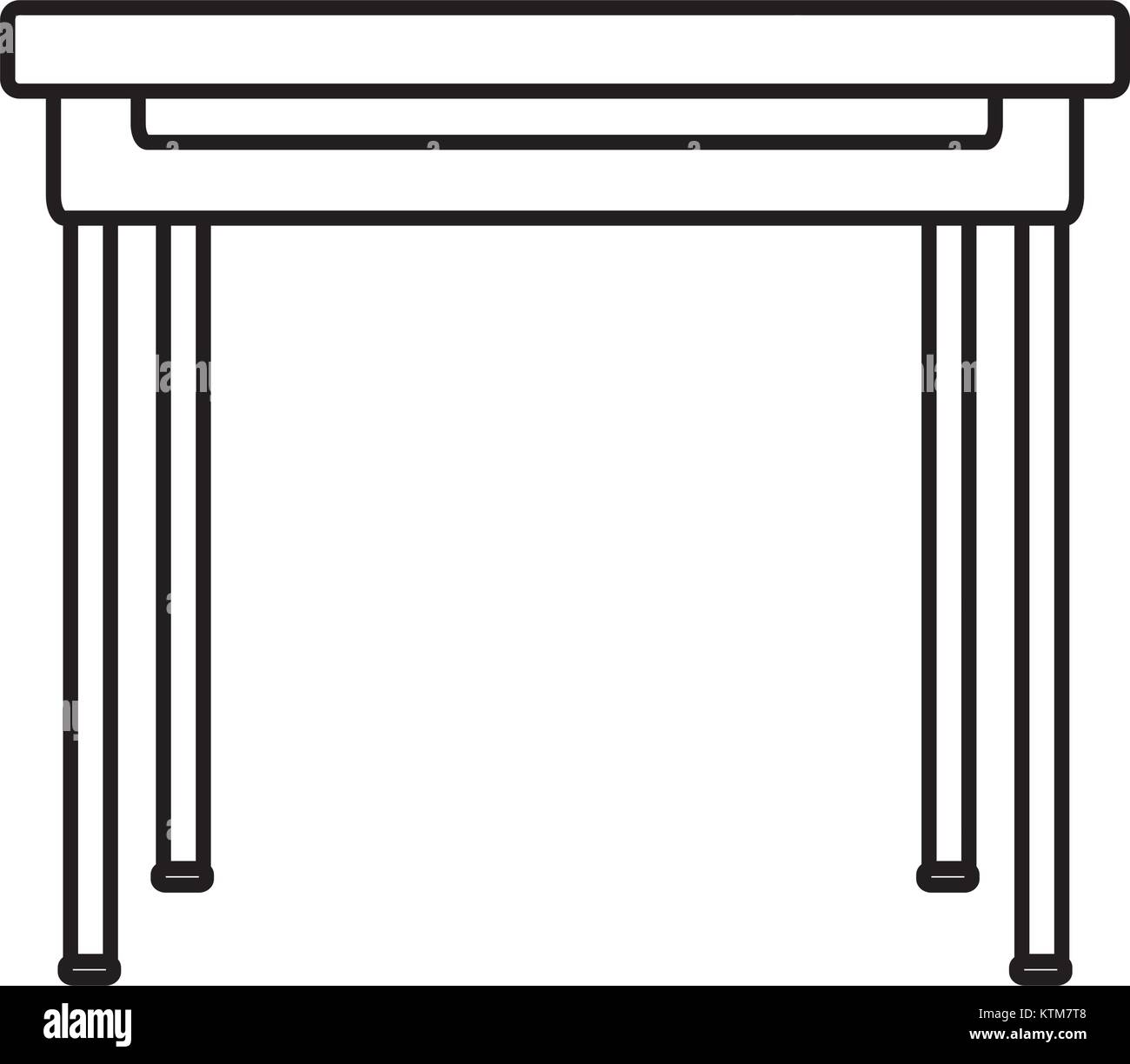 School table design Stock Vector Image & Art - Alamy