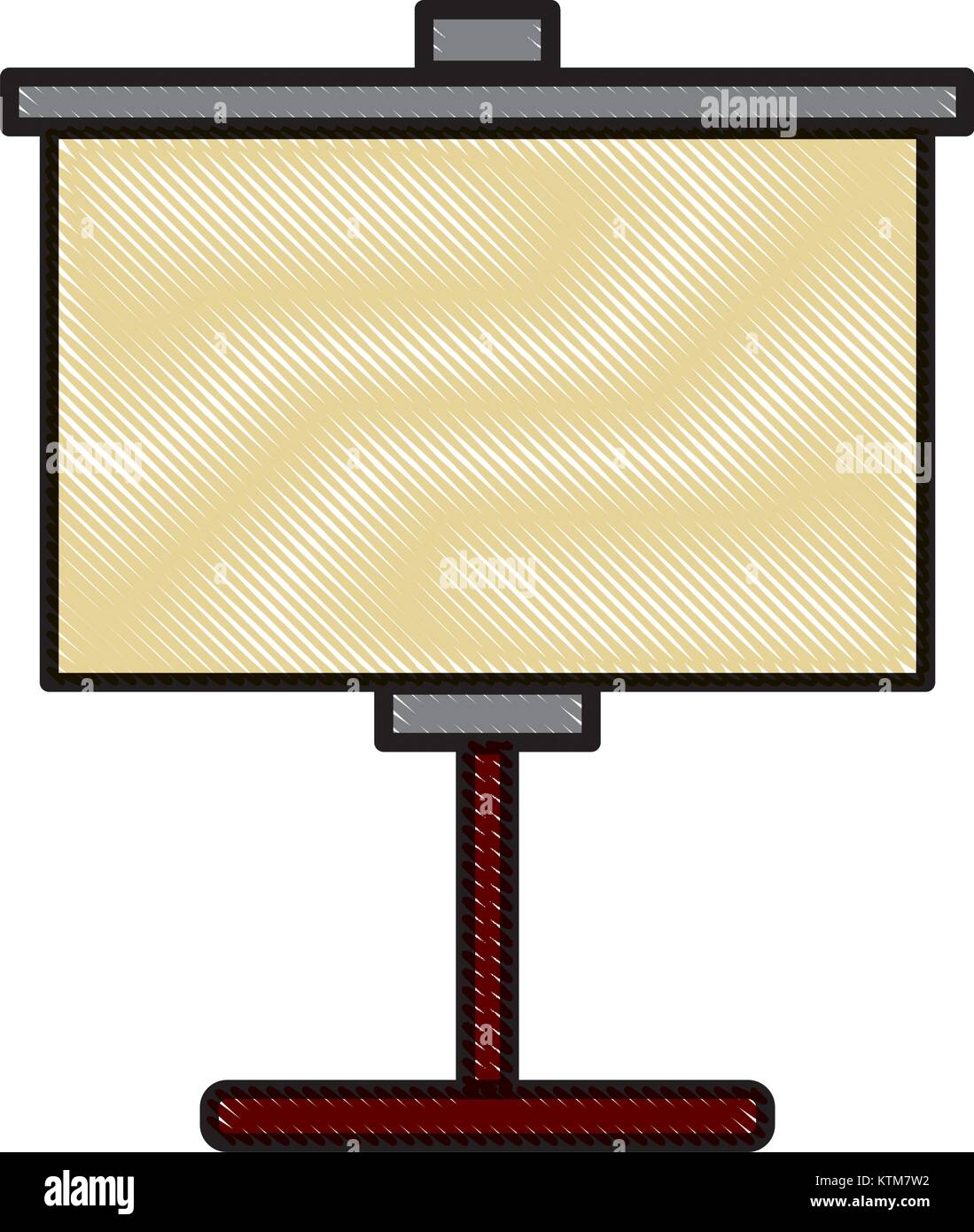portable whiteboard symbol icon vector illustration graphic design ...