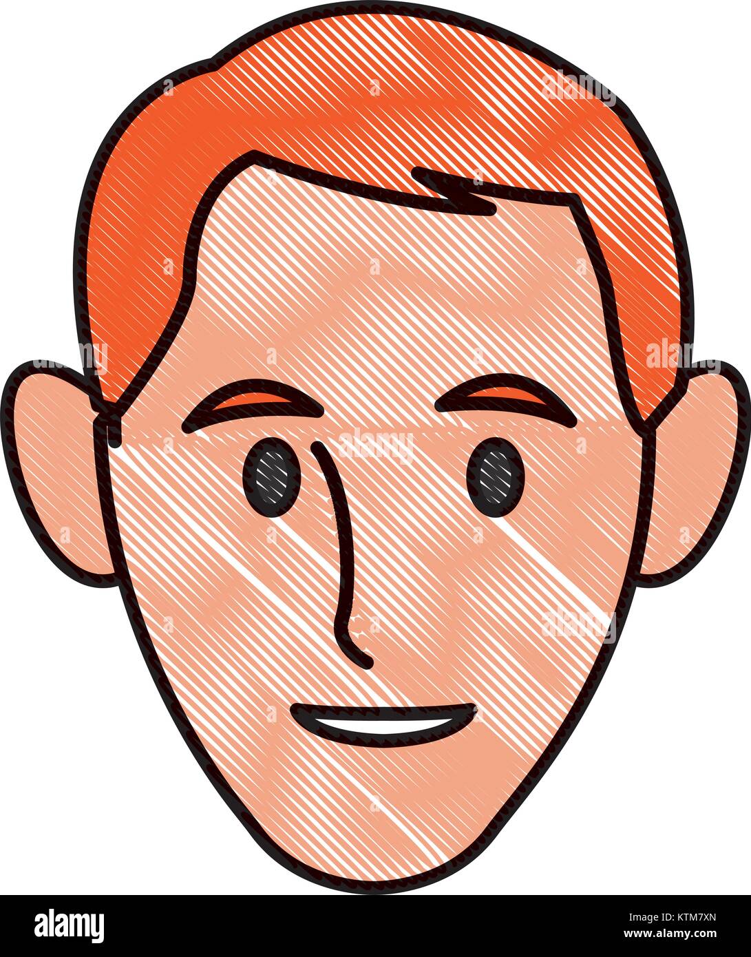 Man profile cartoon icon vector illustration graphic design Stock ...