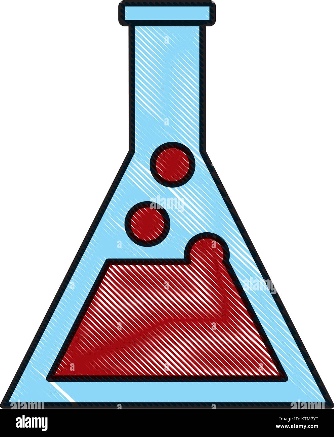 Laboratory flask symbol icon vector illustration graphic design Stock ...